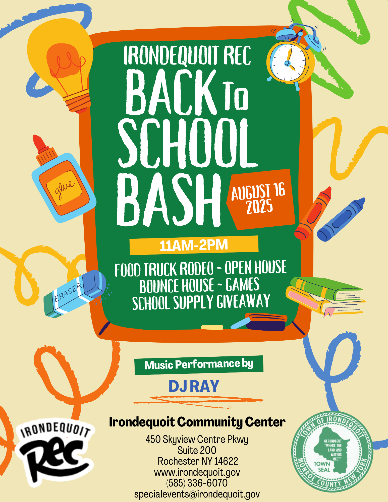 Calendar • Back to School Bash